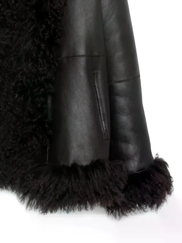 MANOKHI Long Sleeve Shearling Jacket