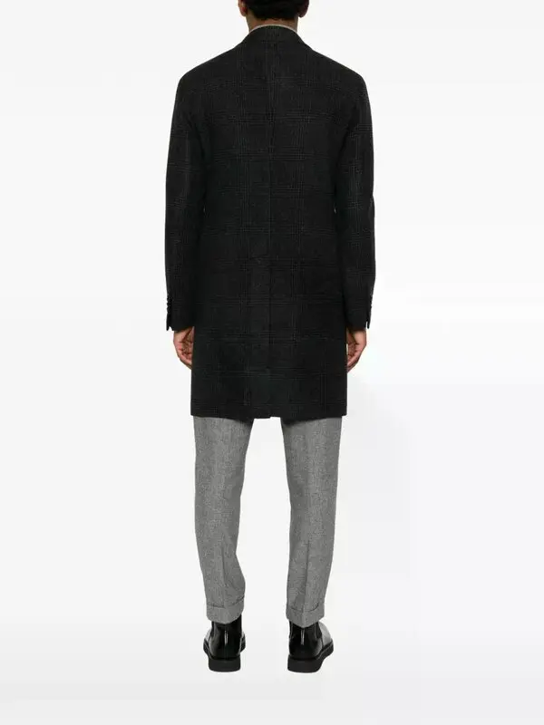 Tagliatore Double-breasted Check Coat