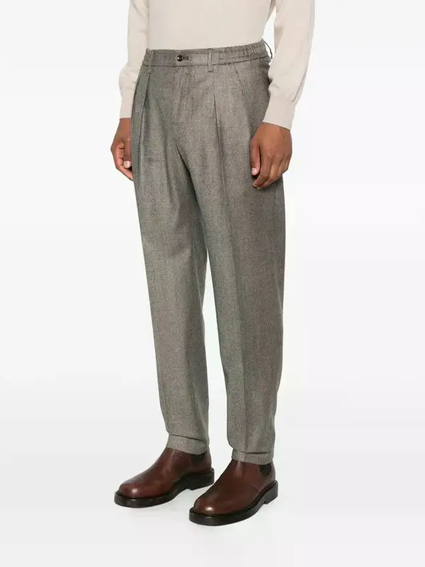 Tagliatore Houndstooth Pleated Trousers