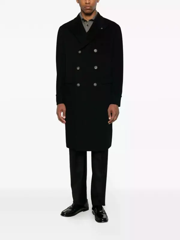 Tagliatore Double-breasted Peak Lapel Coat