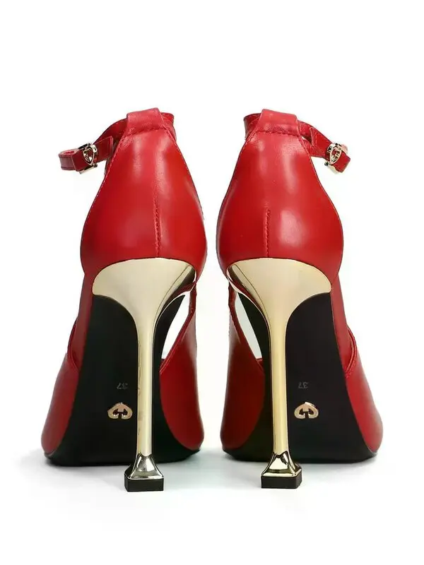 GOLD & ROUGE Biscuit Ankle-strap Sandals