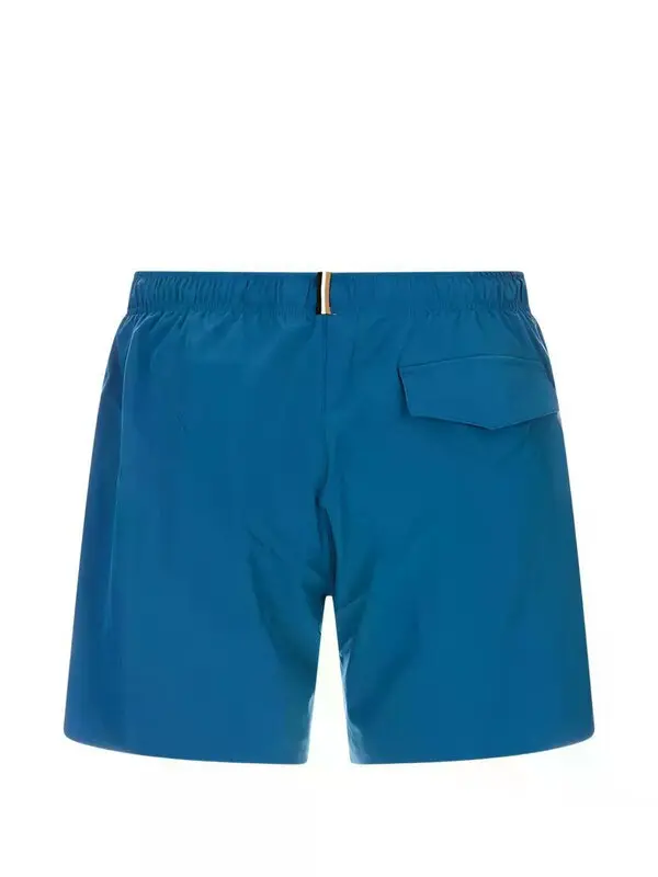 BOSS Logo Print Drawstring Swim Shorts