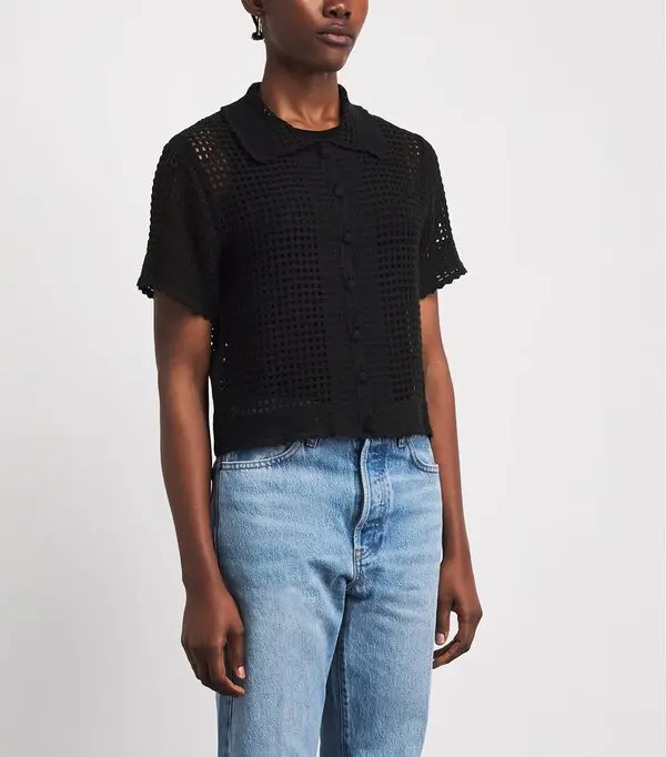 FRAME Crochet Shirt