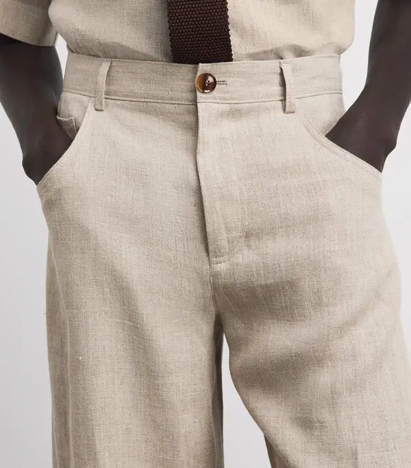 Séfr Arno Tailored Wide Leg Trousers