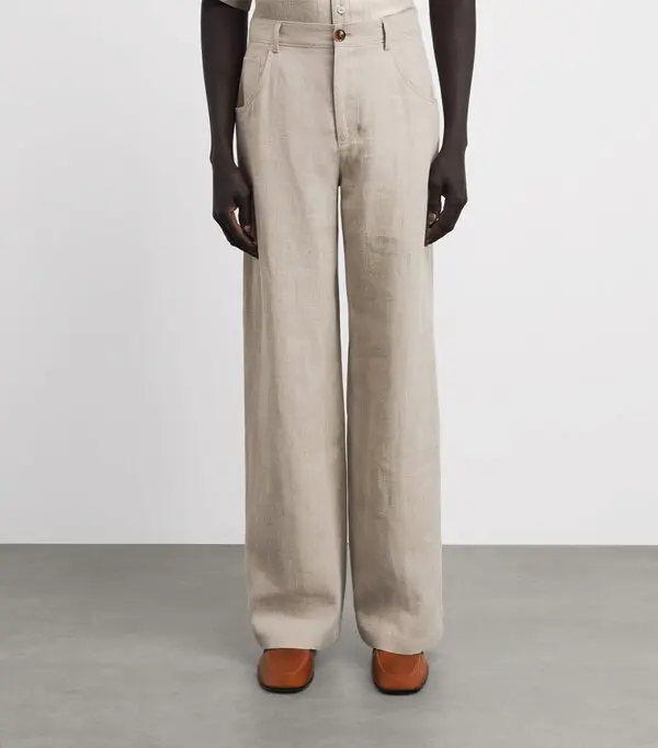 Séfr Arno Tailored Wide Leg Trousers