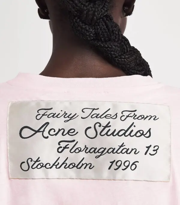 Acne Studios Loose-fit Cropped Cotton T-shirt