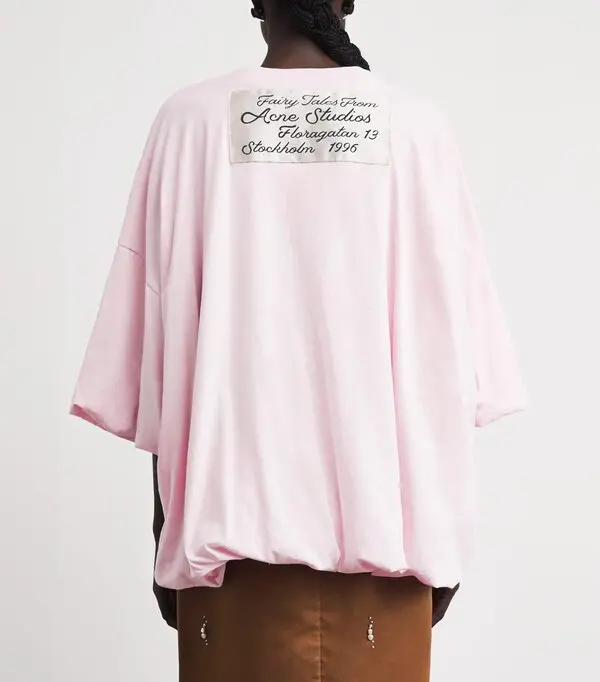Acne Studios Loose-fit Cropped Cotton T-shirt
