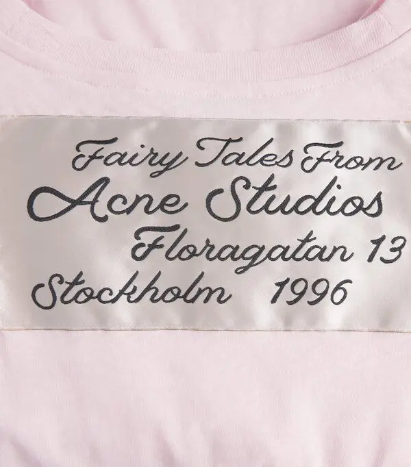Acne Studios Loose-fit Cropped Cotton T-shirt