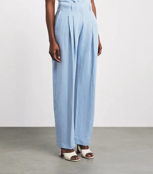 Nanushka Hettie Pleated Barrel-leg Trousers