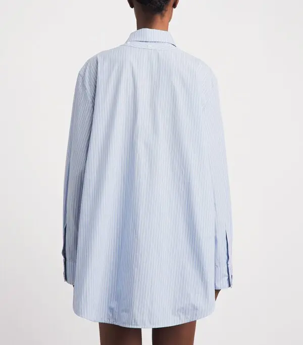 Nanushka Nananda Pinstripe Cotton Shirt