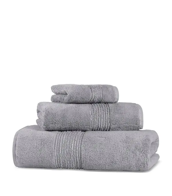HAMAM Organic Cotton Galata Bath Sheet - Grey