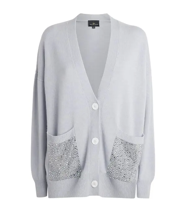 WILLIAM SHARP Cashmere Crystal-embellished Cardigan