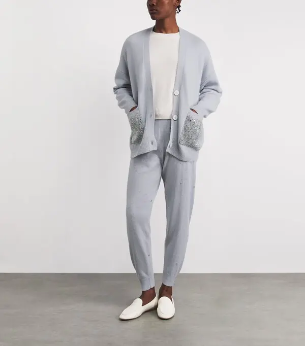 WILLIAM SHARP Cashmere Crystal-embellished Cardigan
