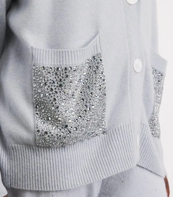 WILLIAM SHARP Cashmere Crystal-embellished Cardigan