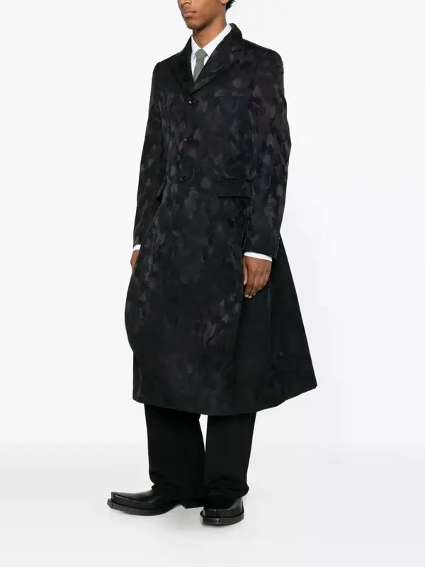 Comme Des Garçons Camouflage Jacquard Coat