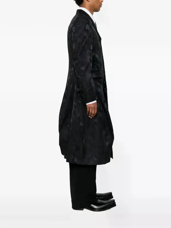 Comme Des Garçons Camouflage Jacquard Coat
