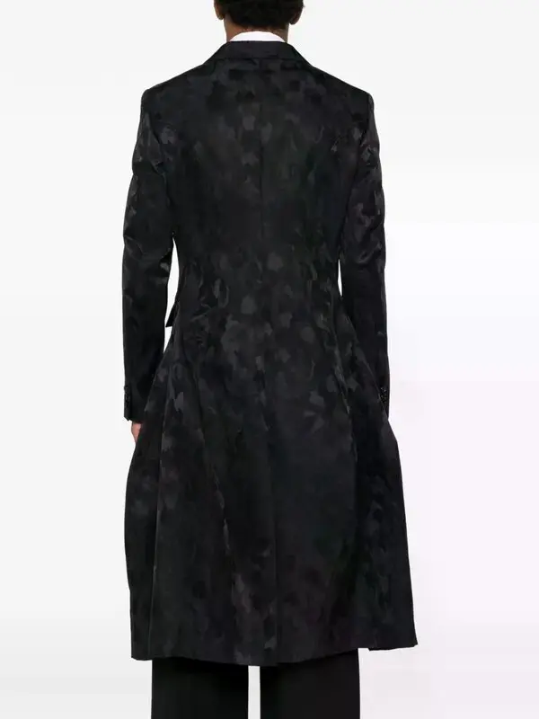 Comme Des Garçons Camouflage Jacquard Coat