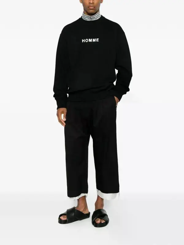 Comme Des Garçons Logo Print Sweatshirt