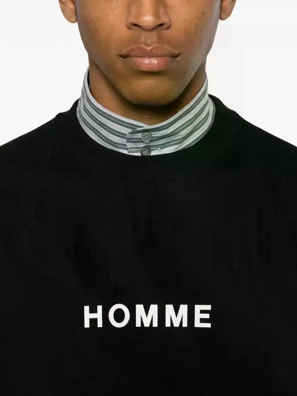 Comme Des Garçons Logo Print Sweatshirt