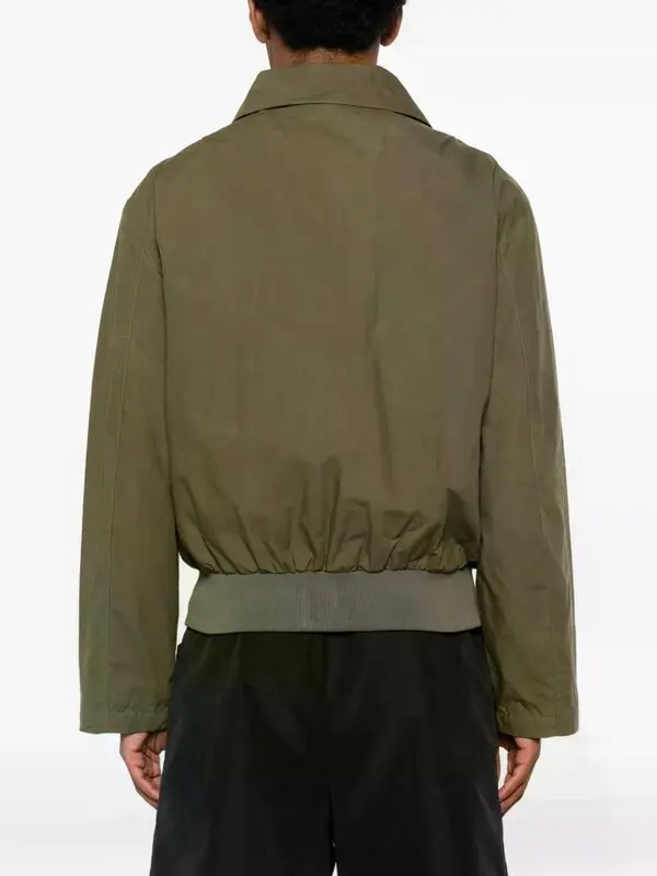 GR10K Waxed Cotton Collared Jacket