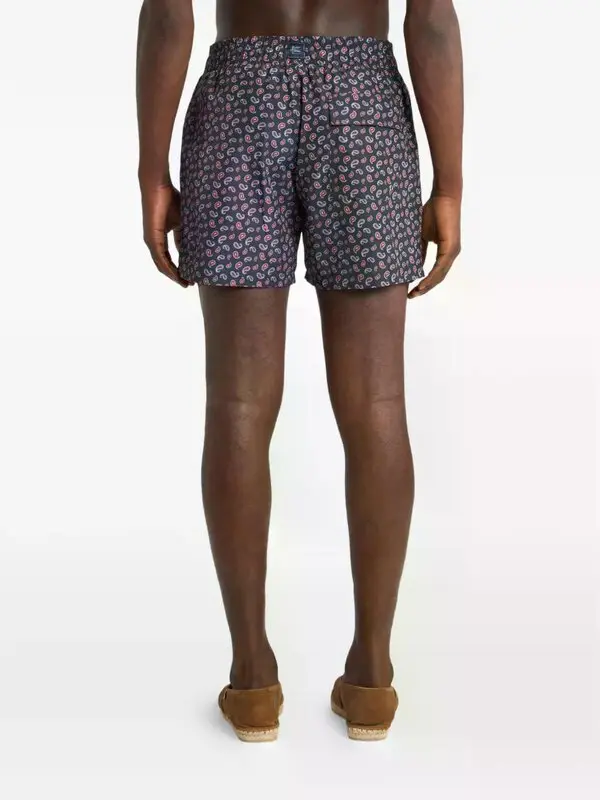 Etro Paisley Print Swim Shorts