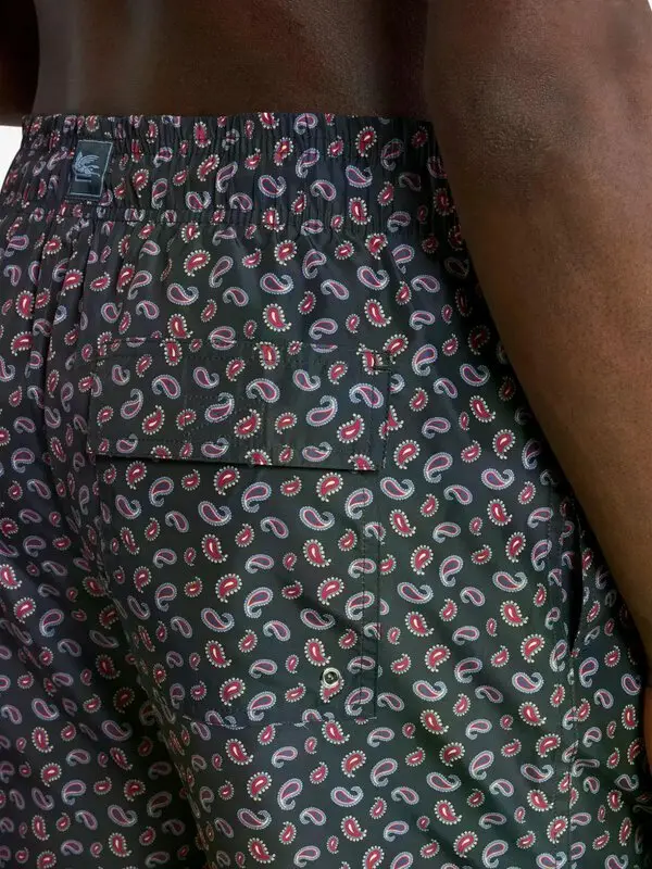 Etro Paisley Print Swim Shorts