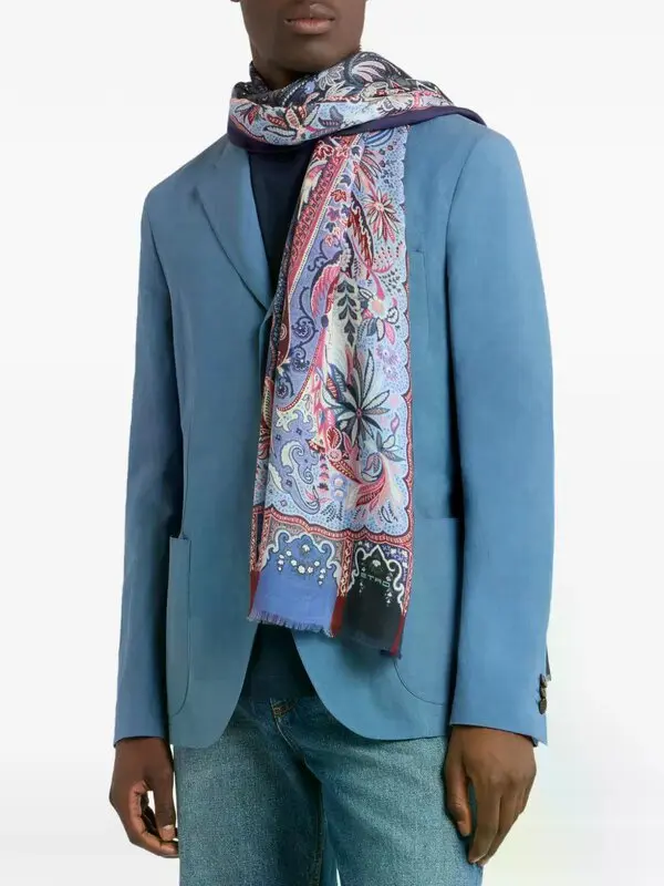 Etro Parrot-print Scarf