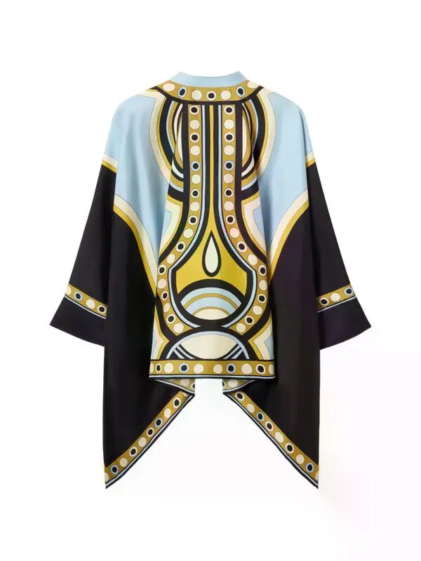 La DoubleJ Sanctuary Placed Silk Shirt
