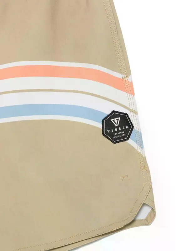 VISSLA Latitude Stripe Swim Shorts