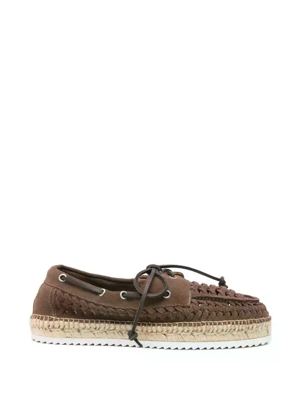 LAGOA Woven Boat Shoes