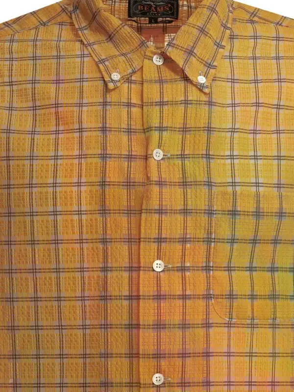 BEAMS Check-pattern Shirt