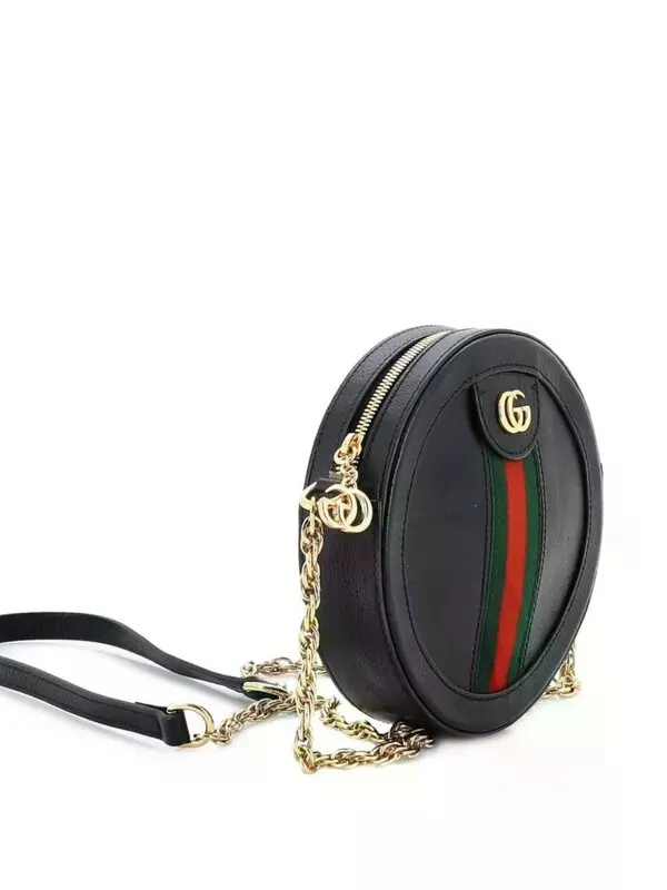 Gucci Ophidia Round Shoulder Bag - Black