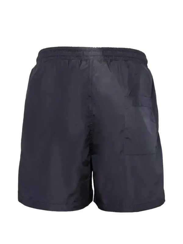 LOW BRAND Drawstring Swim Shorts With Logo Patch