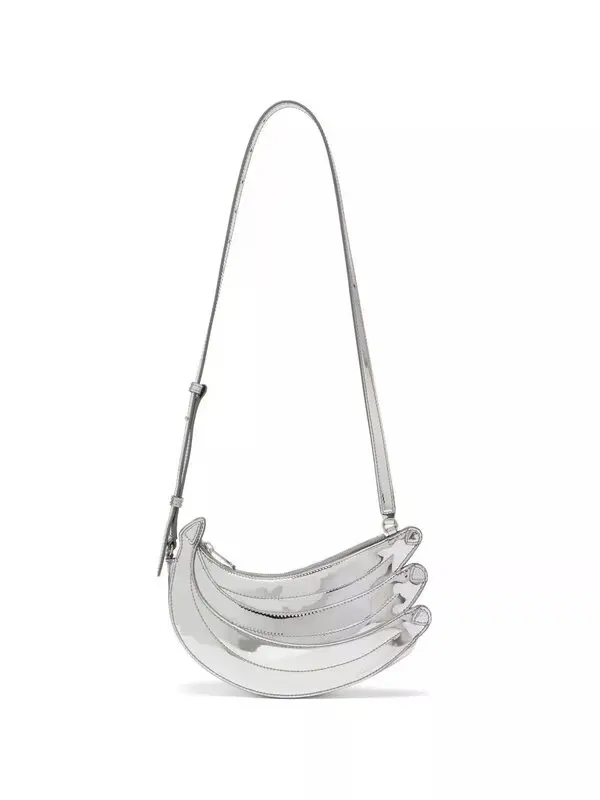 Casablanca Banana Shoulder Bag - Silver