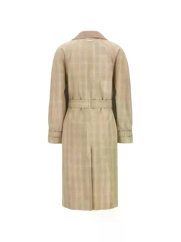 Iceberg Checked Belted Coat