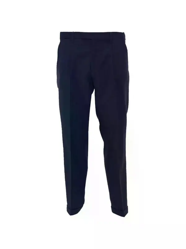 BRIGLIA 1949 Borgonuovo Turn-up Trousers - Blue