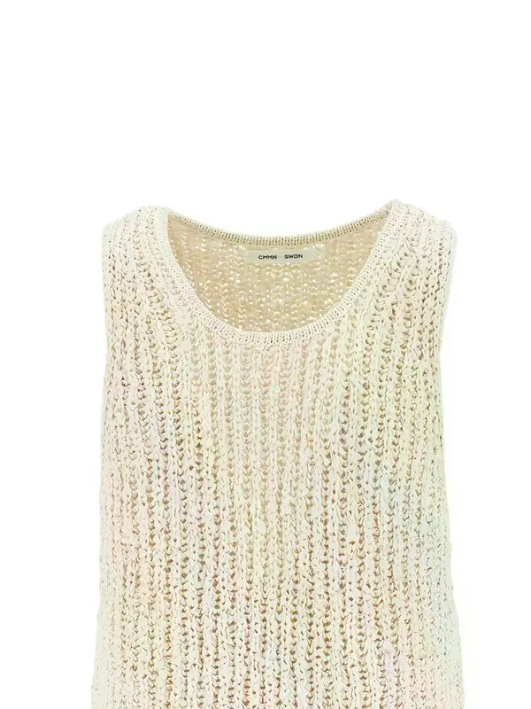 CMMN SWDN Open-knit Vest