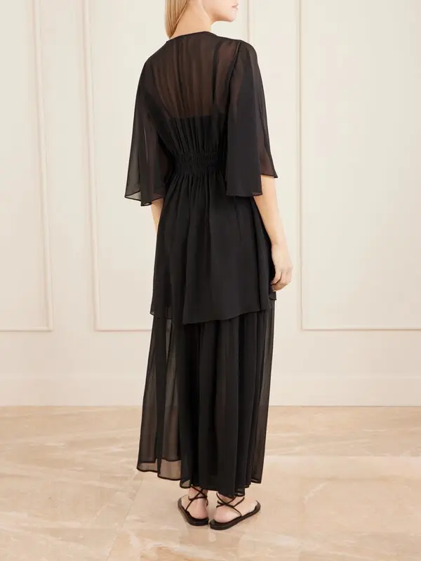 ERES Shirred Muslin Blouse