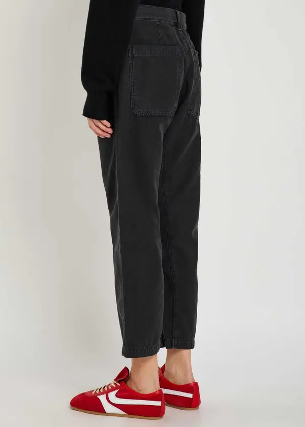 Citizens Of Humanity Winslow Cotton Utility Trousers - Black