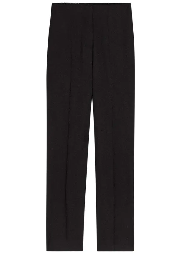 Tove Crepe Trousers With Frayed Trim