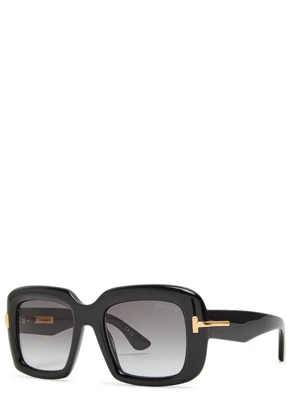 TOM FORD Square Frame Sunglasses - Black