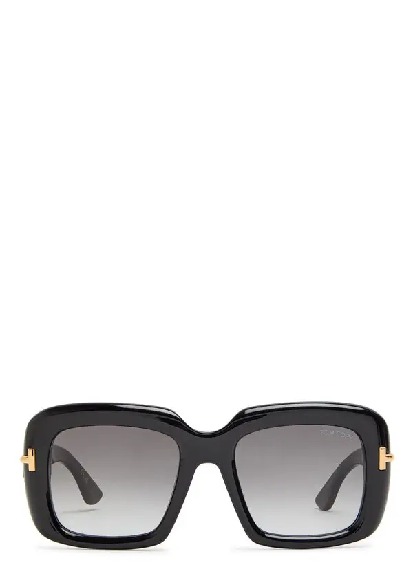 TOM FORD Square Frame Sunglasses - Black