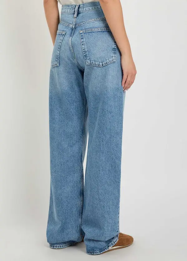 AGOLDE Vintage Loose Straight-leg Jeans - Light Blue