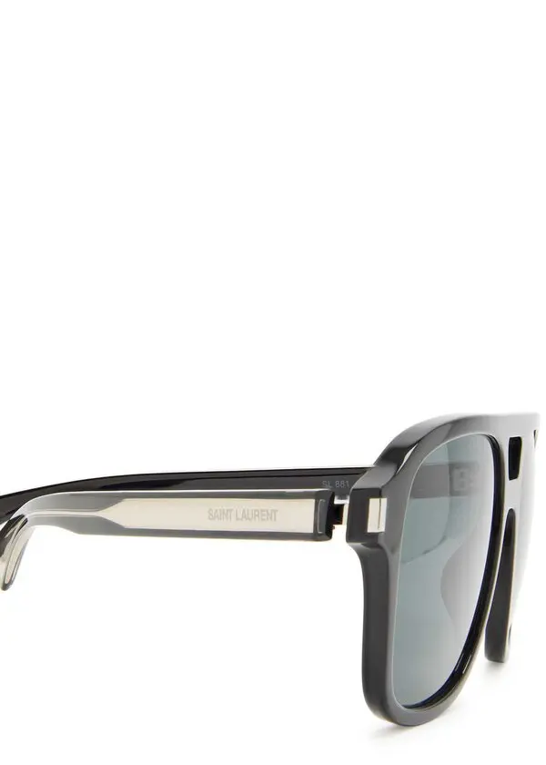 Saint Laurent Aviator-style Acetate Sunglasses