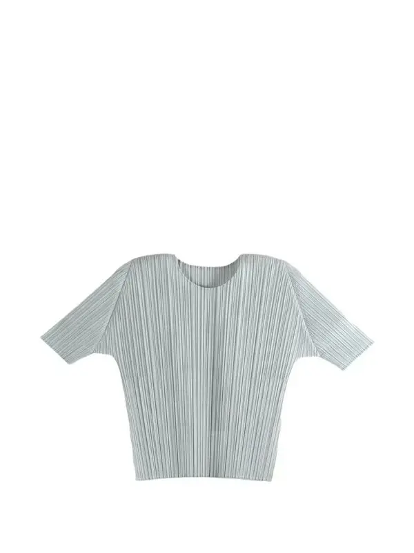Issey Miyake Light Pleated Top - Grey
