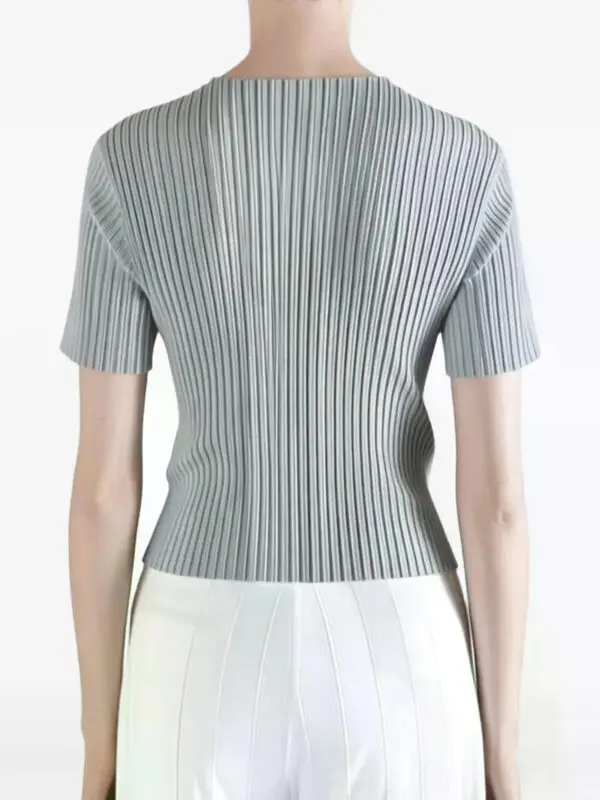 Issey Miyake Slim Fit Short Sleeve Top