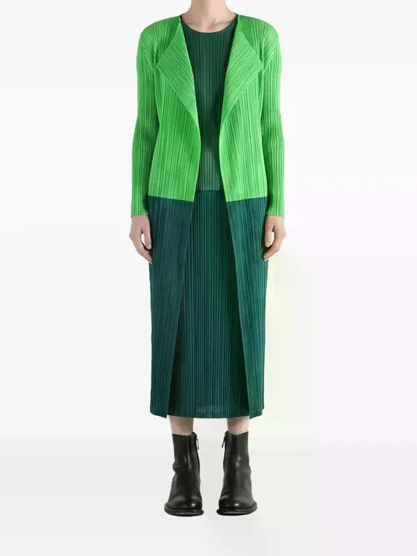Issey Miyake Swing Colour-block Coat