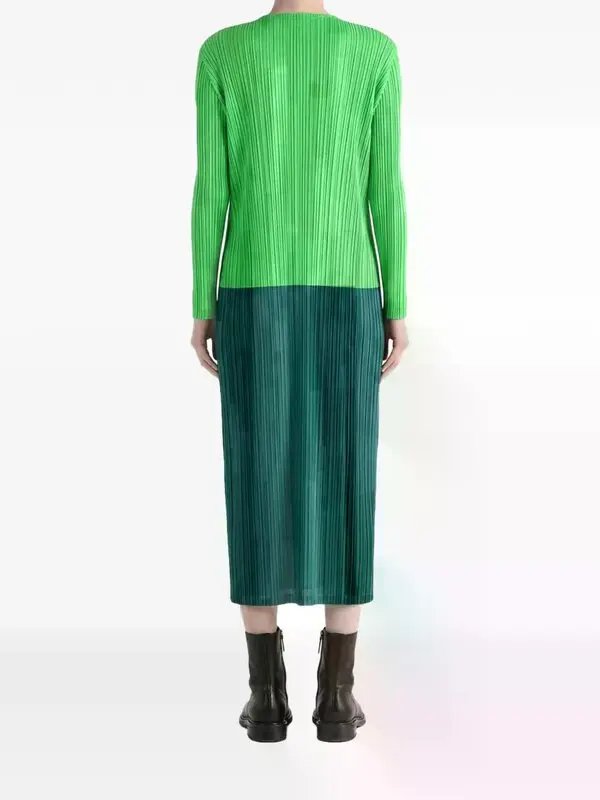 Issey Miyake Swing Colour-block Coat