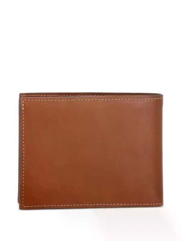 BOLDRINI Contrast-stitch Bifold Wallet