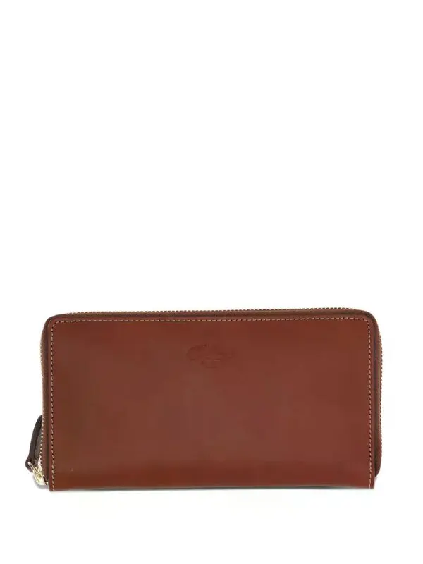 BOLDRINI Zip-around Leather Wallet - Brown